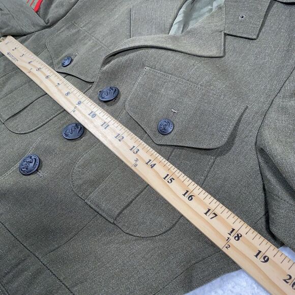 Jackets & Coats | Vintage Us Marines Jacket Size 37s Green Usmc ...